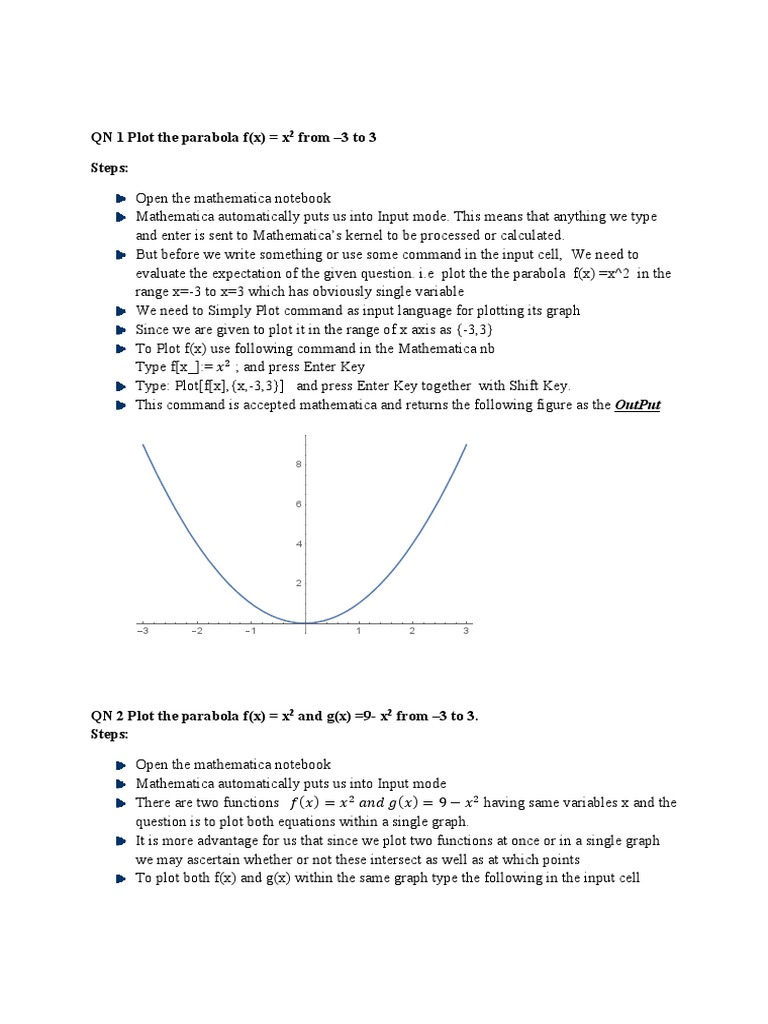 Mathematica Plotting Guide | PDF | Cartesian Coordinate System ...