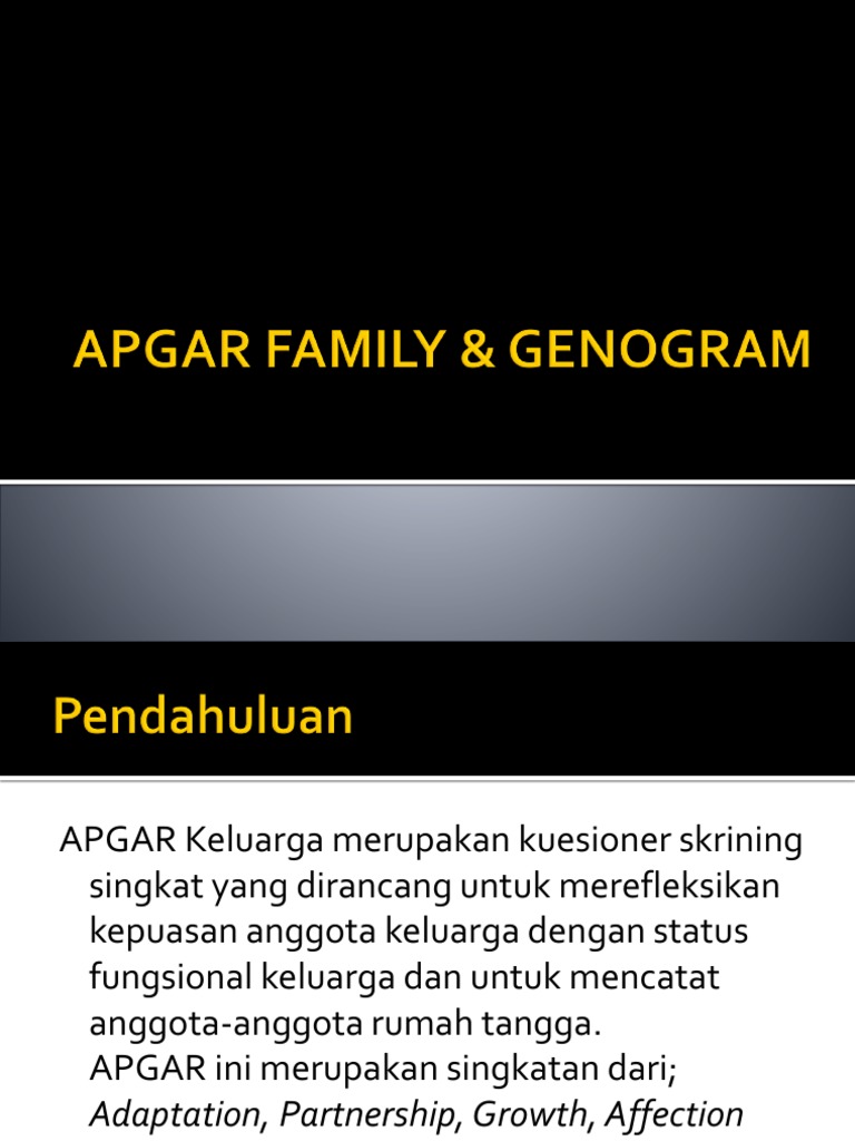 Apgar Family | PDF