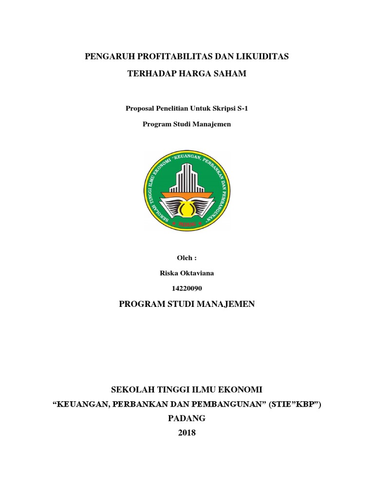 Cover Skripsi | PDF