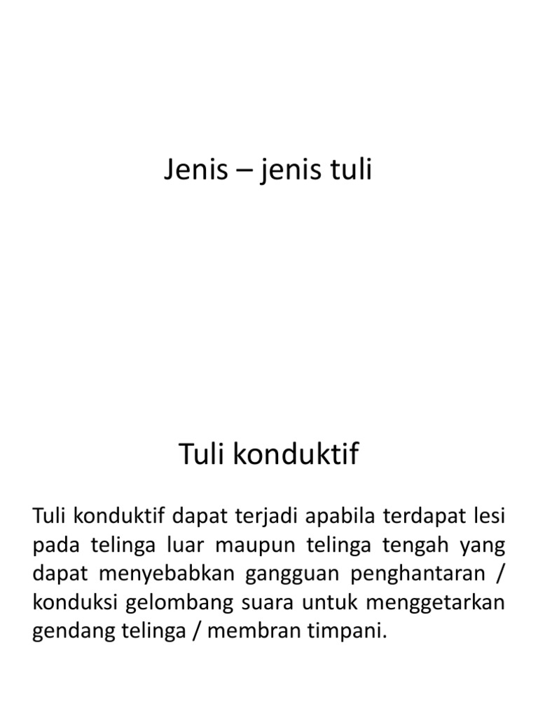 Jenis - Jenis Tuli | PDF