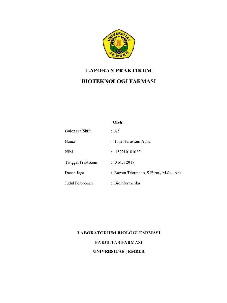 Laporan Fix Biotek Pdf