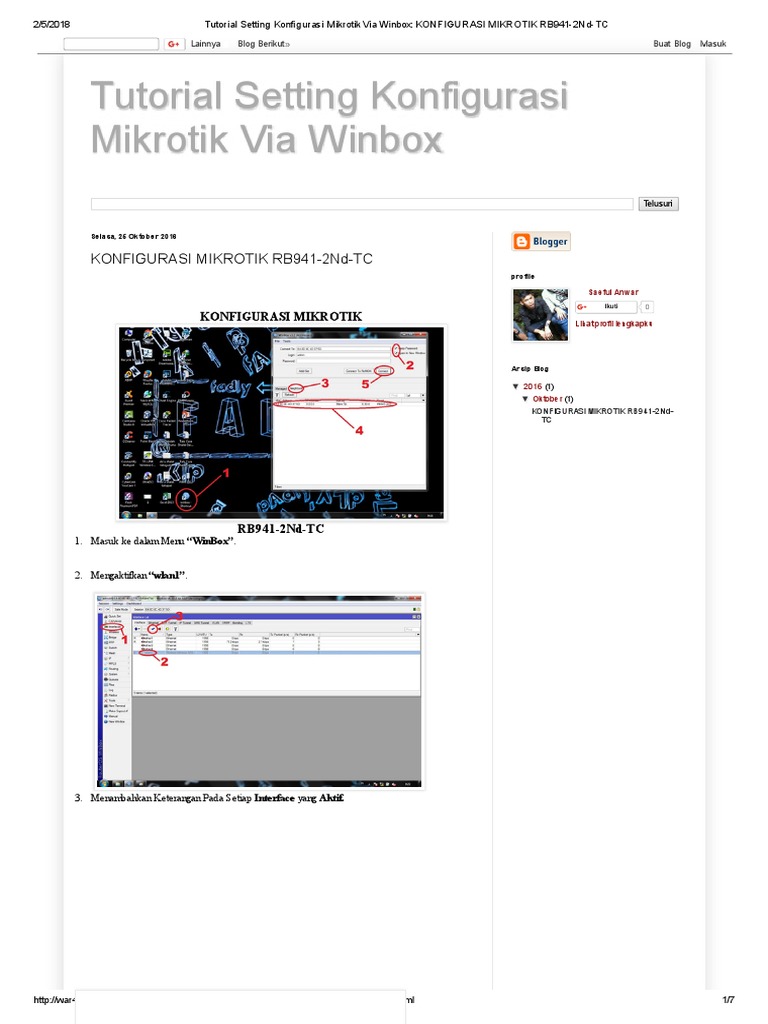 Tutorial Setting Konfigurasi Mikrotik Via Winbox - KONFIGURASI MIKROTIK ...