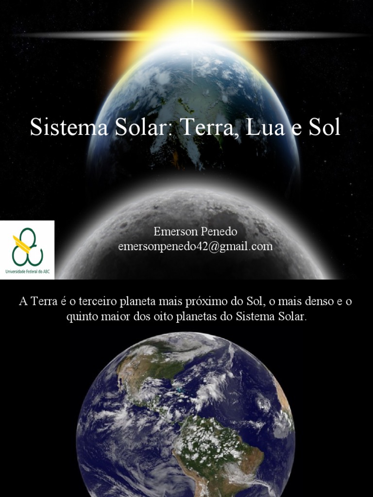 Sistema Solar Terra Lua e Sol | PDF | Lua | Terra
