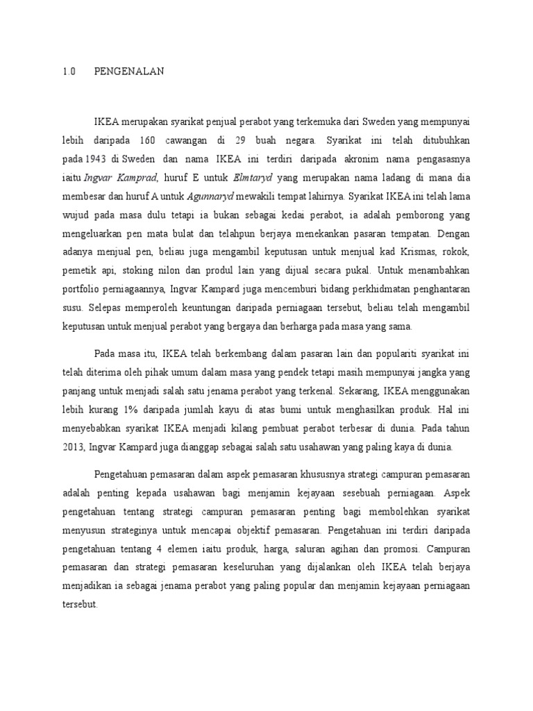 1.0 Pengenalan | PDF