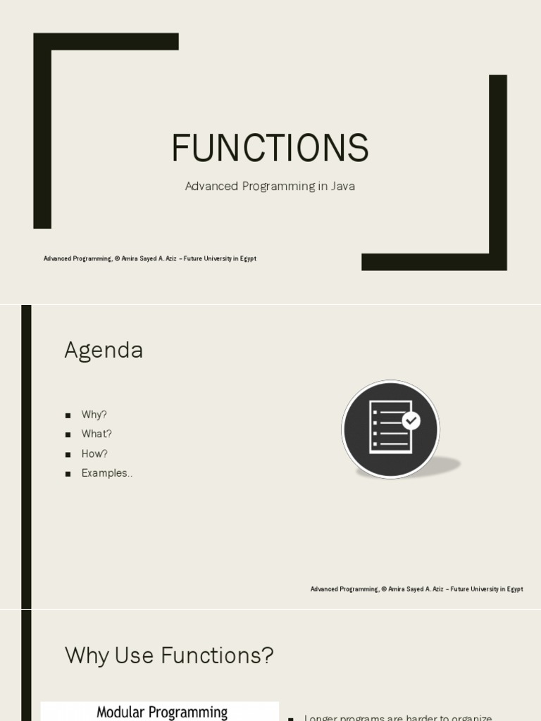 Advanced Programming - Functions | Download Free PDF | Subroutine | Parameter (Computer Programming)