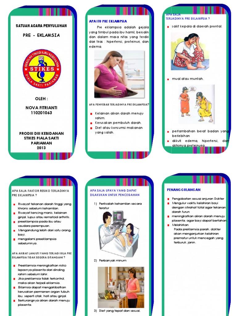 Leaflet Pre Eklamsia | PDF