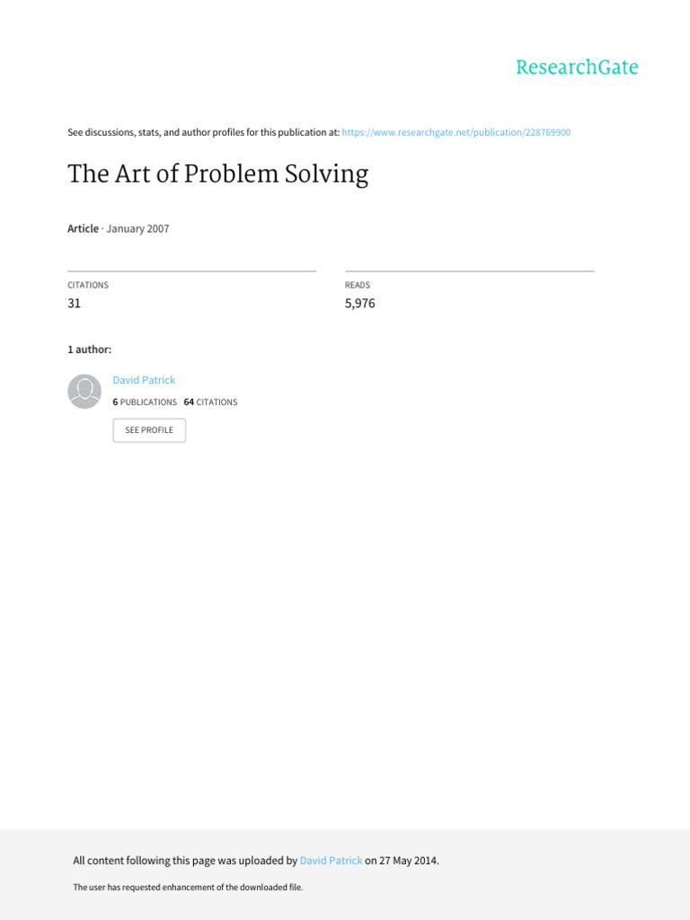 The Art of Problem Solving | PDF | Internet Forum | Triangle
