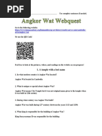 Sample Angkor Wat Worksheets | PDF | Angkor Wat | Angkor