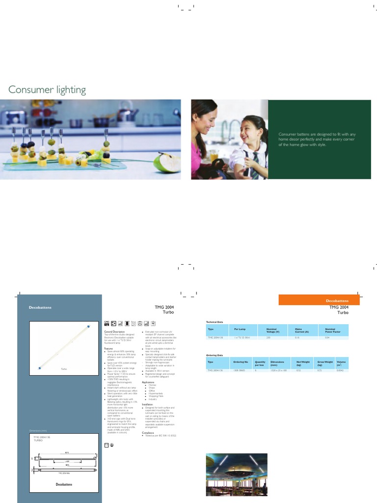 Consumer Lighting | PDF | Fluorescent Lamp | Lighting