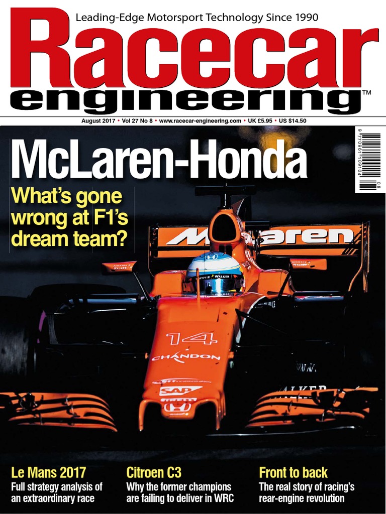 Racecar Engineering August 2017 | PDF | Electric Vehicle | Solar Power