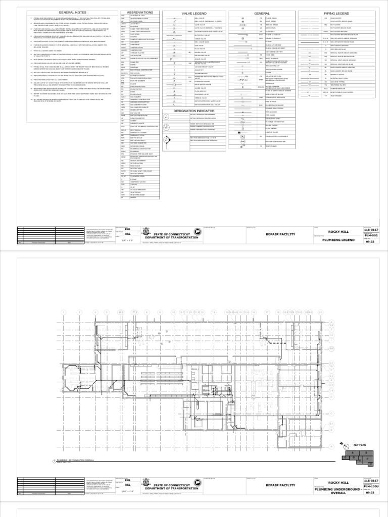 Piping Legend Valve Legend Abbreviations General General Notes | PDF ...