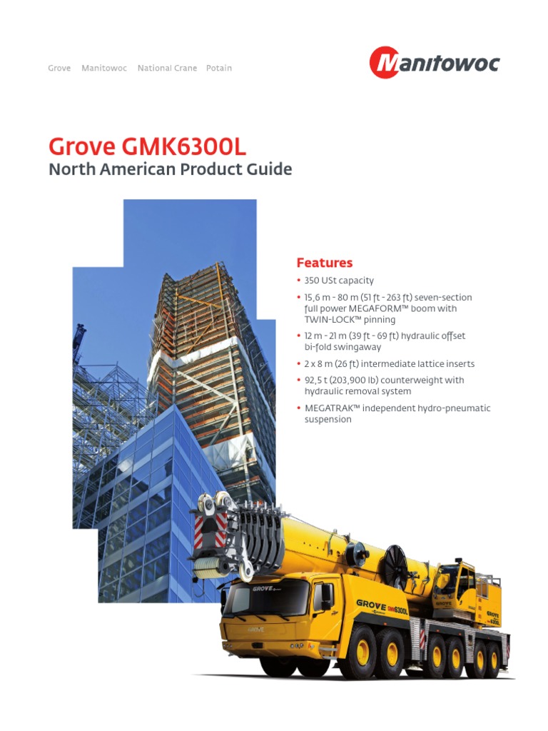 Gmk6350l PG | PDF | Crane (Machine) | Suspension (Vehicle)