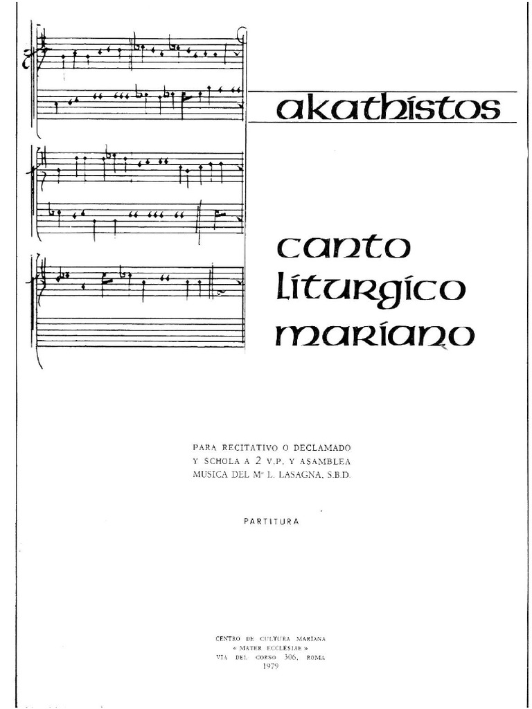 Akathistos (Completo) PDF | PDF