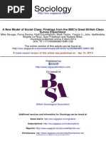 UK Social Classes: 7 New Categories | PDF | Economies | Social Inequality
