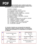 Grupos Alquilos: Estructuras y Ejemplos | PDF | Química Orgánica | Química