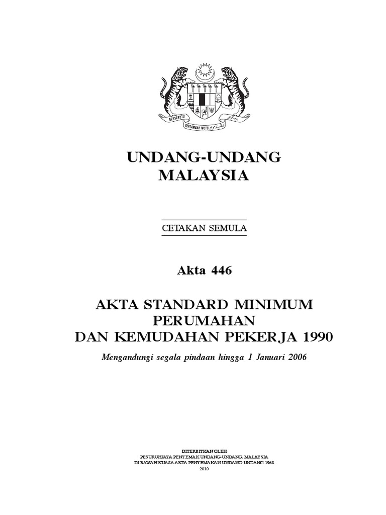 Akta 446 | PDF