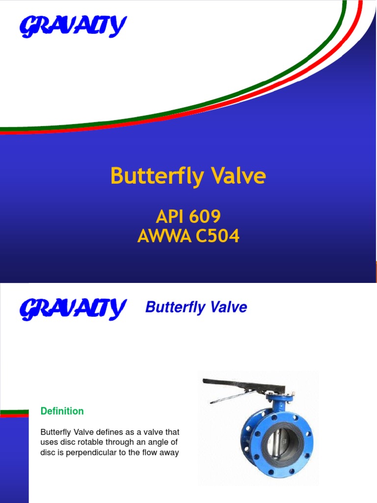 609 Awwa C504-MR - Rev00 (9-Feb-18) | PDF | Valve | Screw