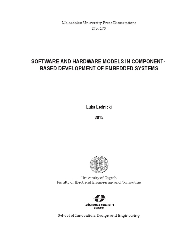 Component Based Model in Hardware | PDF | Component Based Software ...