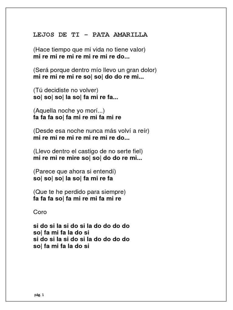 Notas y Acordes para Quena | PDF | Ocio