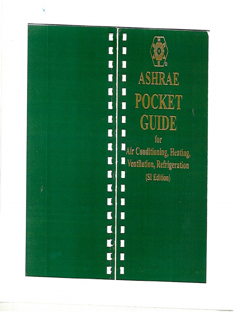 Ashrae Pocket Guide (SI Edition) | PDF