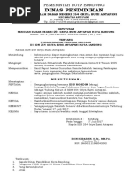 SK KS Penetapan Murid Baru SPMB 2025 | PDF