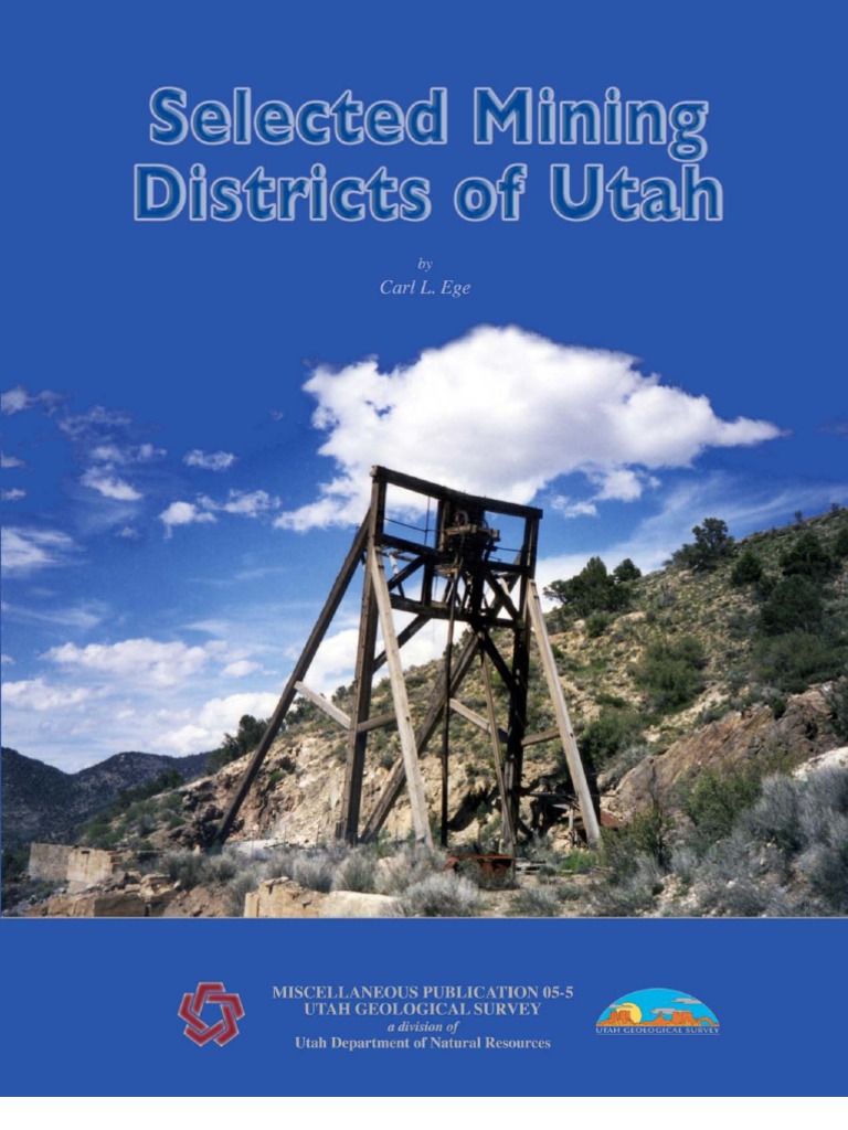 MP-05-5 Selected Mining Districts of Utah 2005 | PDF