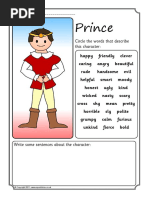 Movie Character Analysis Worksheet | PDF | Psychology | Cognitive Science