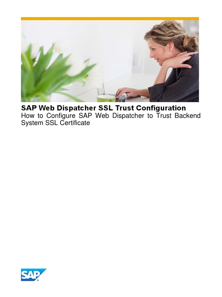 Web Dispatcher SSL Trust Configuration | PDF