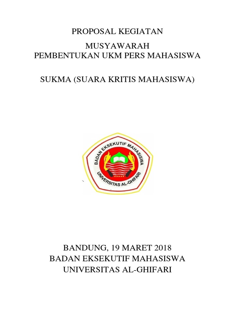 Contoh Proposal Kegiatan | PDF