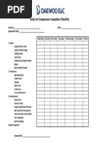 Control Valve Maintenance Checklist | PDF | Leak | Valve