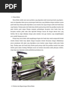 Bagian-Bagian Mesin Bubut Beserta Fungsinya - Mechanical Engineering | PDF