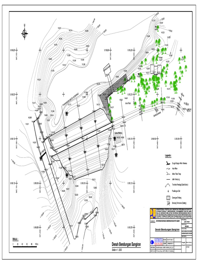 Denah Bendungan | PDF