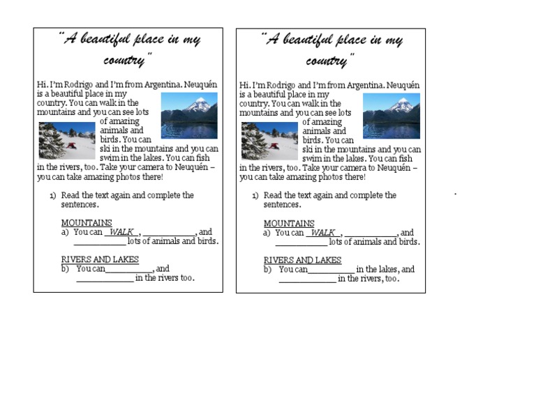 Neuquén: Argentina's Scenic Gem | PDF | Foreign Language Studies | Home ...