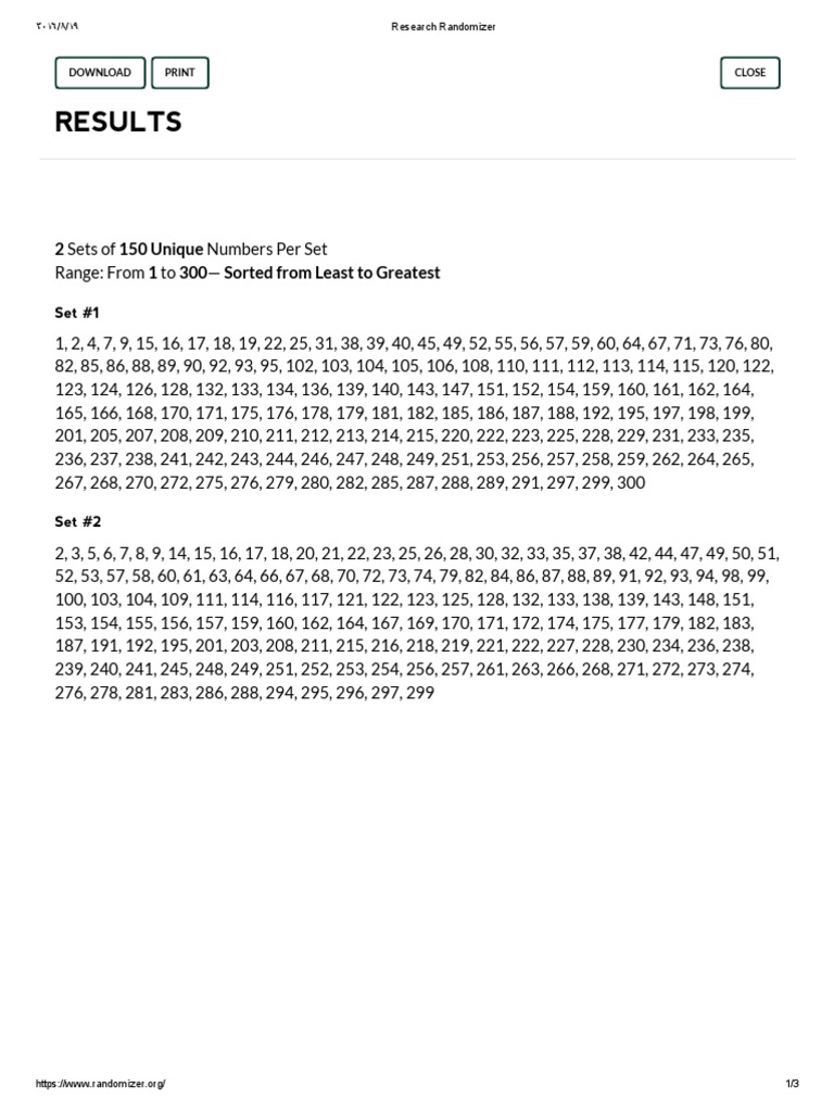 Research Randomizer | PDF