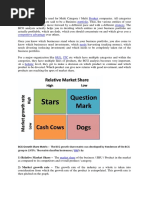 BCG Matrix | PDF | Competition | Monopoly