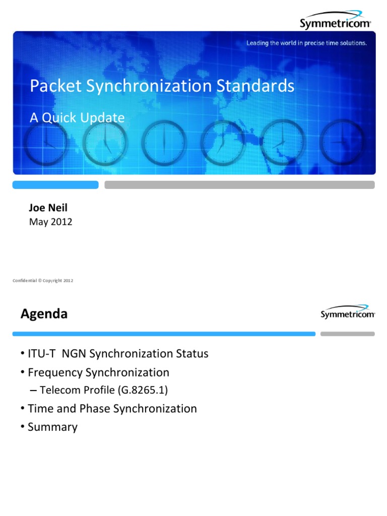 Packet Synchronization Standards: A Quick Update | PDF | Network ...