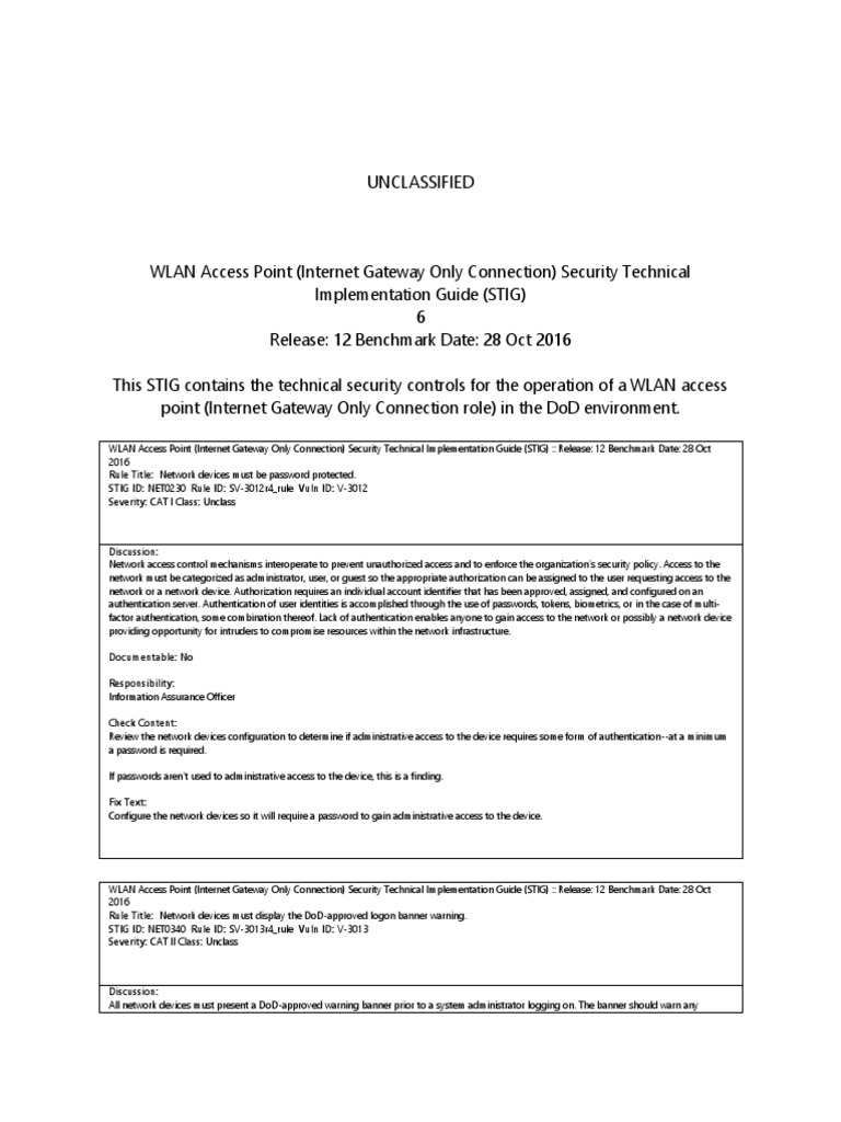 Disa Stig (Wlan Access Points) | PDF | Computer Network | Wireless Lan