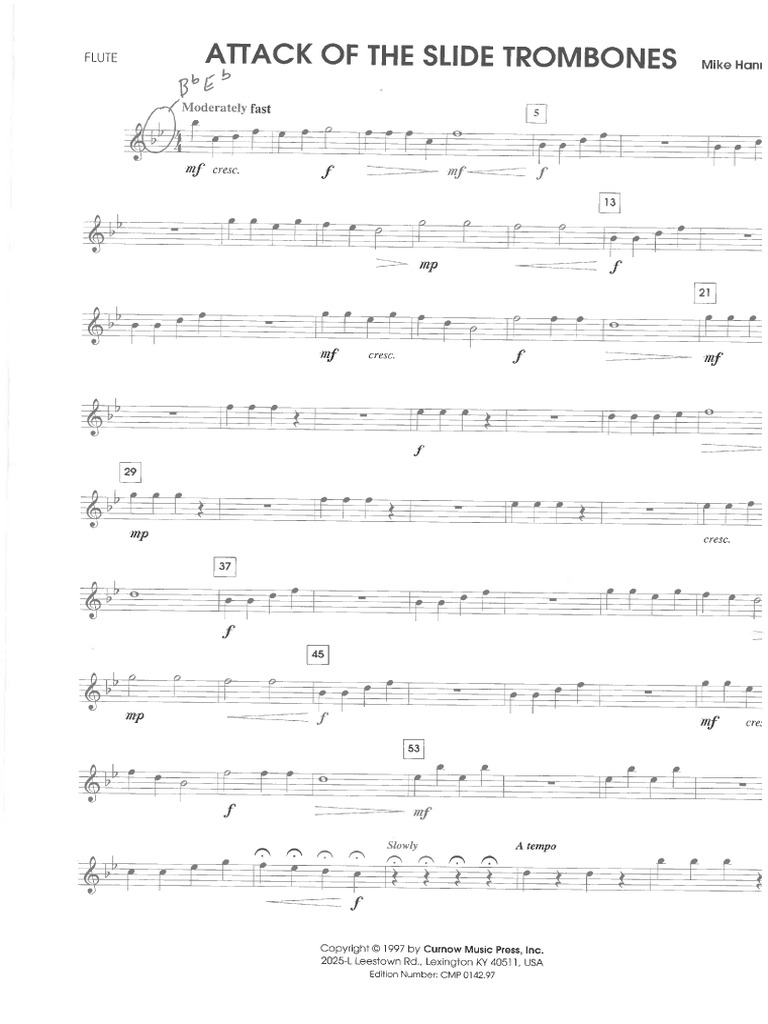 Attack of The Slide Trombone | PDF