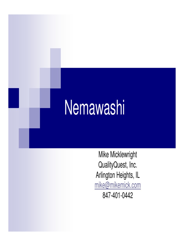Understanding Nemawashi in Toyota's Process | PDF | Cognition ...
