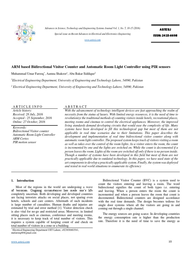 Biderectional Visitor Counter | PDF | Rectifier | Relay