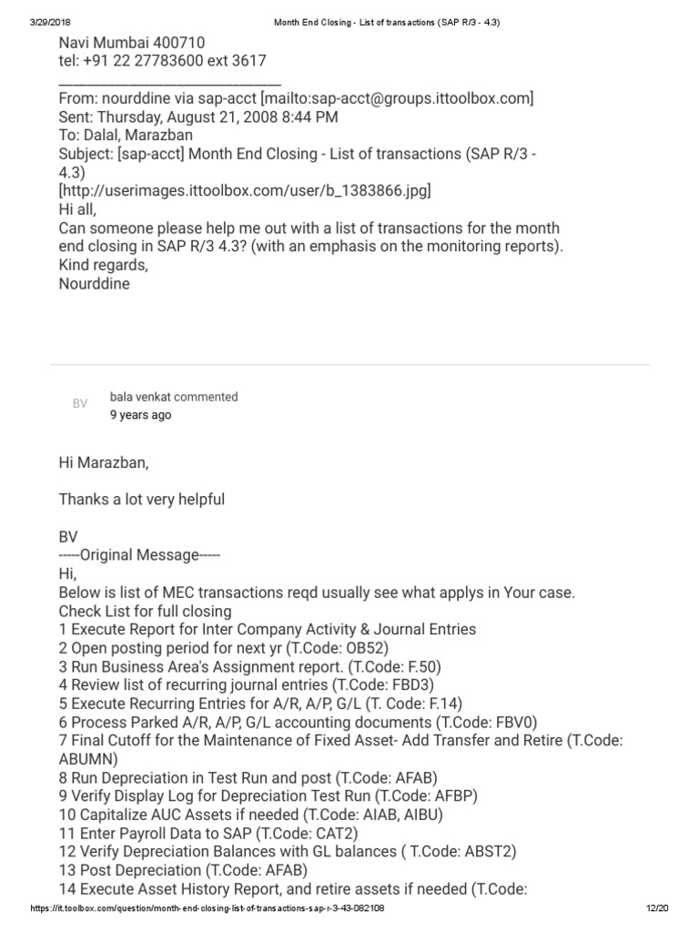 Month End Closing - List of Transactions | PDF | Invoice | Cheque