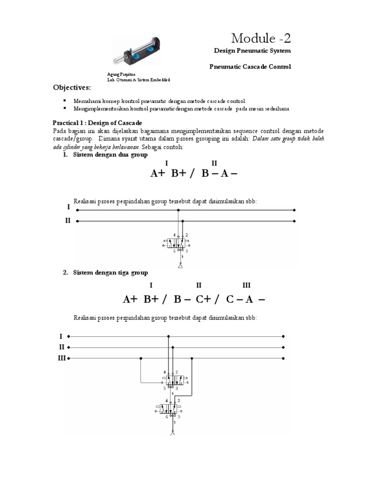 Kontrol Pneumatik Metode Cascade | PDF