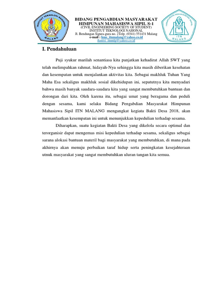 Proposal Rencana CSC | PDF