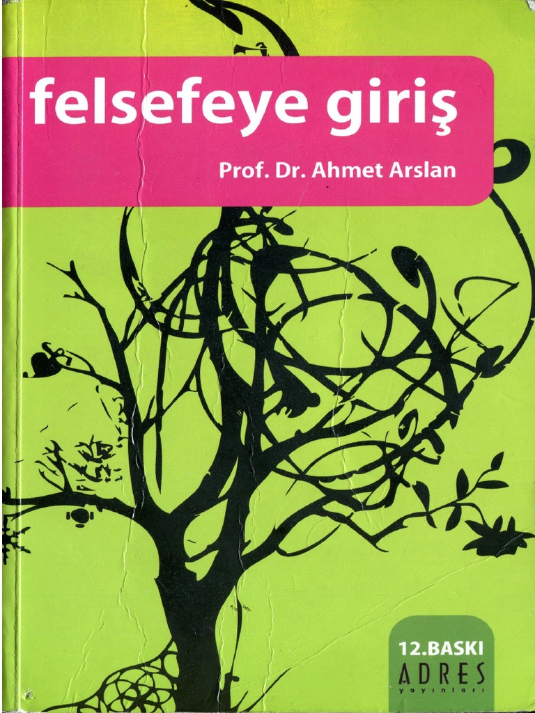 Ahmet Arslan - Felsefeye Giriş | PDF