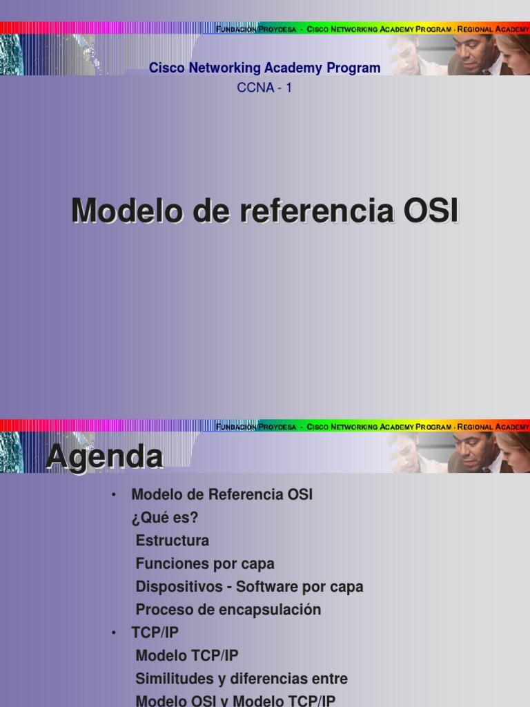 Ccna 1 Modelo Osi | PDF | Modelo osi | Protocolos de internet