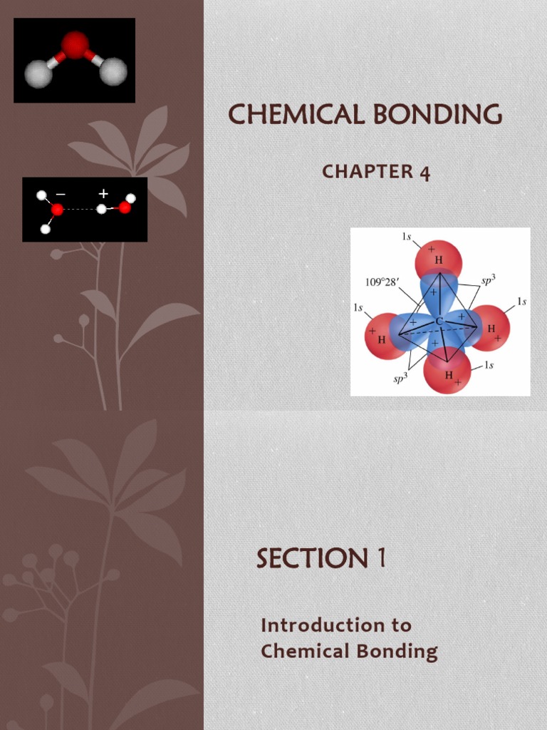 INTRODUCTION TO CHEMICAL BONDING | PDF | Ionic Bonding | Chemical Bond