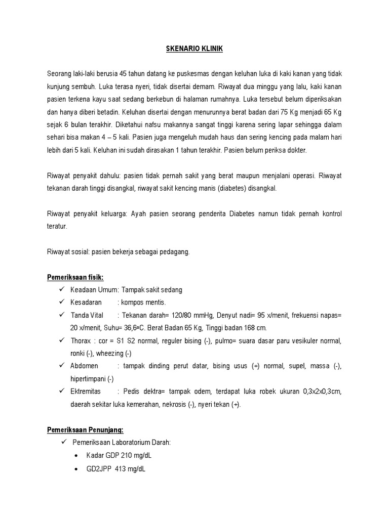 Skenario Ipe - Ipss - Dm-2 | PDF
