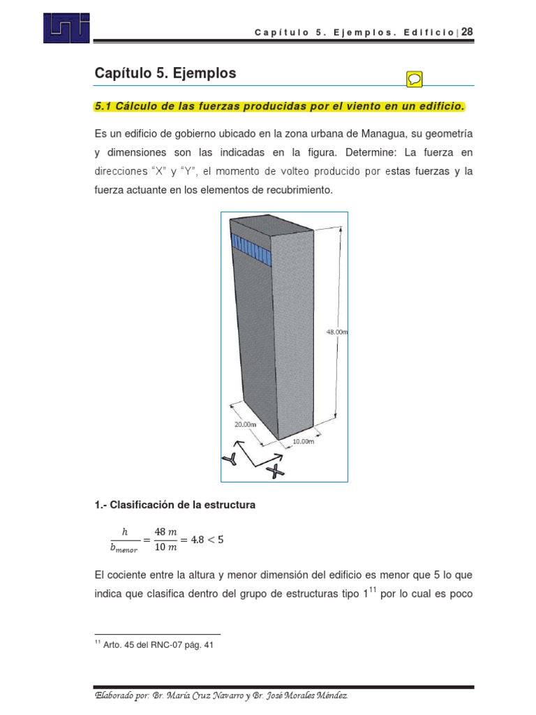 Uso Del RNC Casos 4 Etc Calculo de Cargas de Viento PDF | PDF | Barlovento y sotavento ...