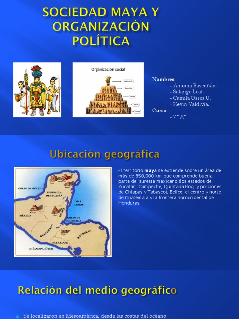Sociedad Maya y Organización Política | PDF | Península de Yucatán ...
