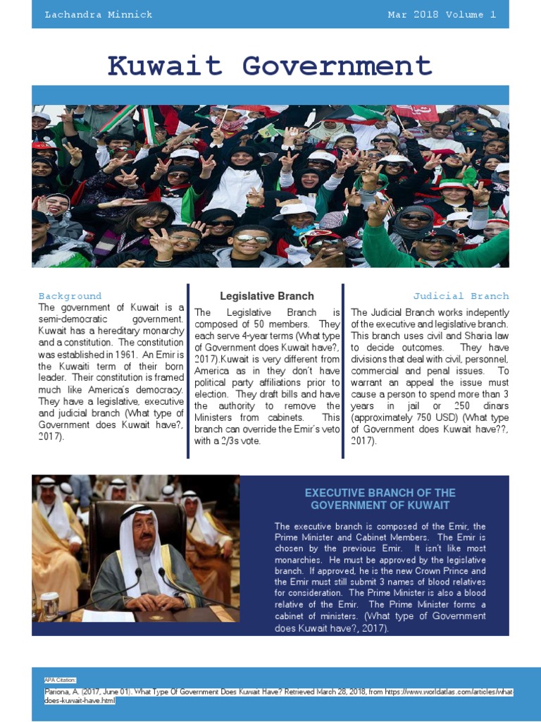 Kuwait Government | PDF | Kuwait | Social Institutions